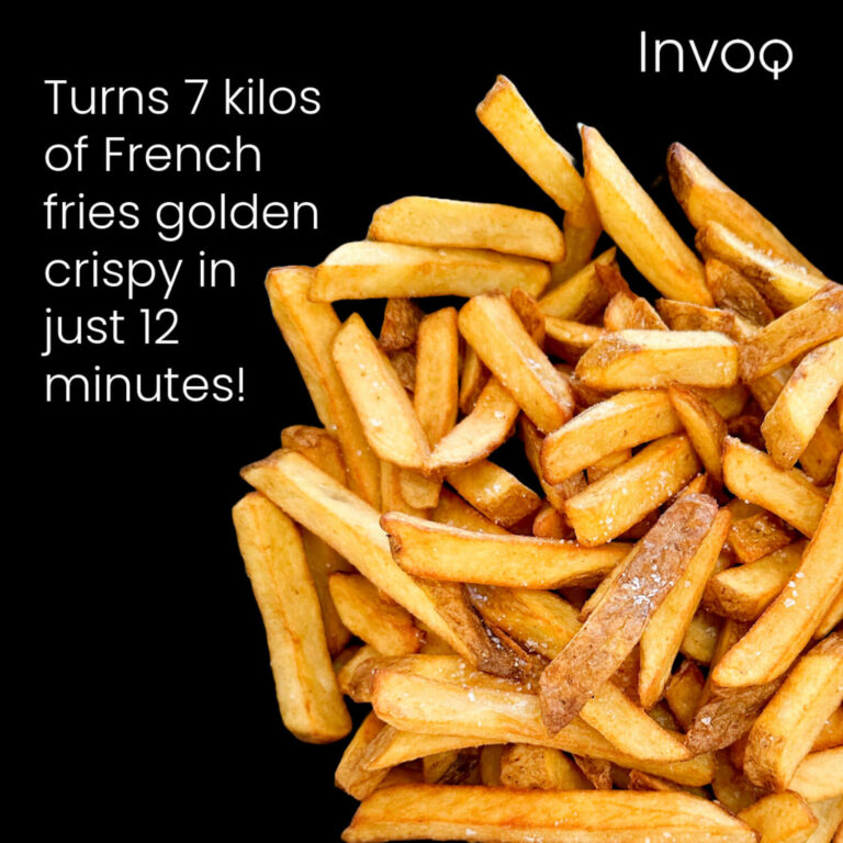 3 steps to making French fries healthier in Invoq Combi oven - HOUNÖ